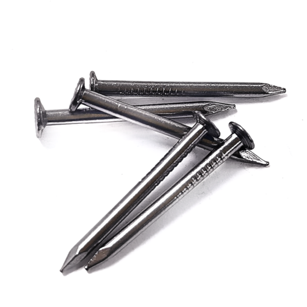 Polished round head smooth handle common iron nail BWG14X1” 2.1X25.4MM ...